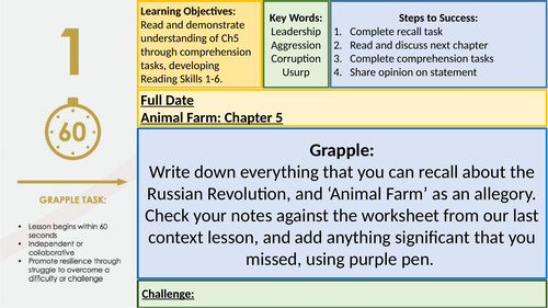 Animal Farm Scheme of Work | Teaching Resources
