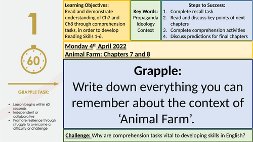 Animal Farm Scheme of Work | Teaching Resources