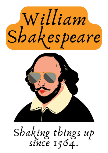 William Shakespeare poster | Teaching Resources