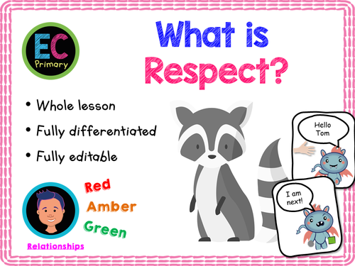Respect - KS1 PSHE | Teaching Resources