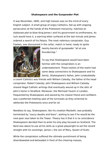 Macbeth Unit of Work (including revision activities) | Teaching Resources