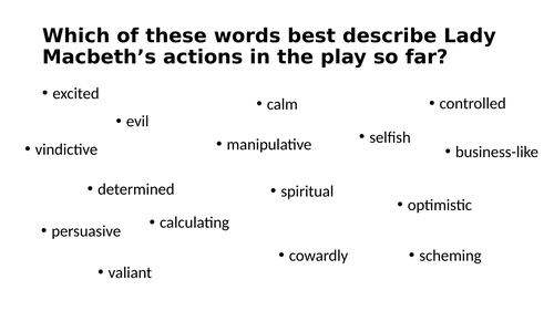 Macbeth Unit of Work (including revision activities) | Teaching Resources