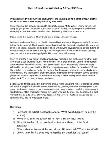 KS3 Writing Lessons | Teaching Resources