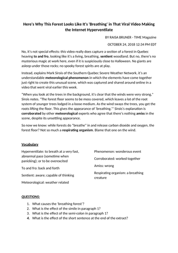 KS3 Writing Lessons | Teaching Resources