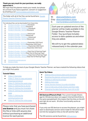 Editable Digital Teacher Planner & Monthly Calendar | 2022/23 | Google ...