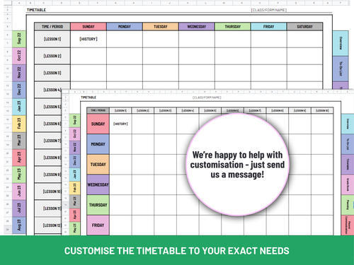 Editable Digital Teacher Planner & Monthly Calendar | 2022/23 | Google ...