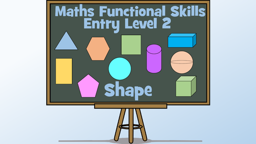 Shape - Functional Skills Maths - Entry Level 2 | Teaching Resources
