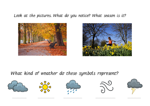 Y1 Geography Planning Weather | Teaching Resources