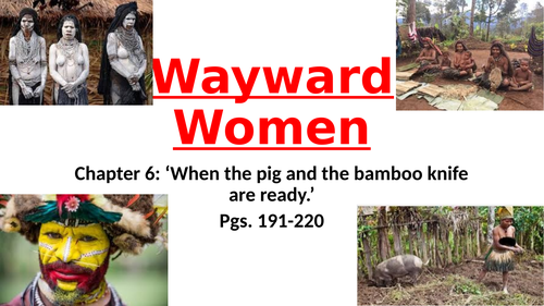 IB Social and Cultural Anthropology- Belonging- Wayward Women ...