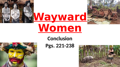 IB Social and Cultural Anthropology- Belonging- Wayward Women ...