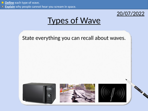 GCSE OCR Physics P5 Waves | Teaching Resources