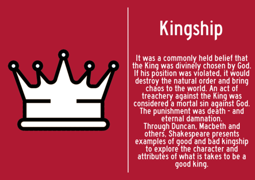 Macbeth - Key Theme Posters (Dual Coded) | Teaching Resources