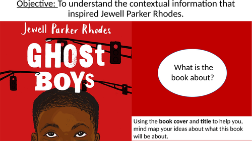 Ghost Boys KS3 | Teaching Resources