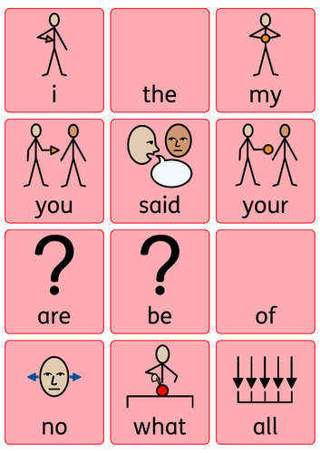 RWI Red Words With Pictures | Teaching Resources