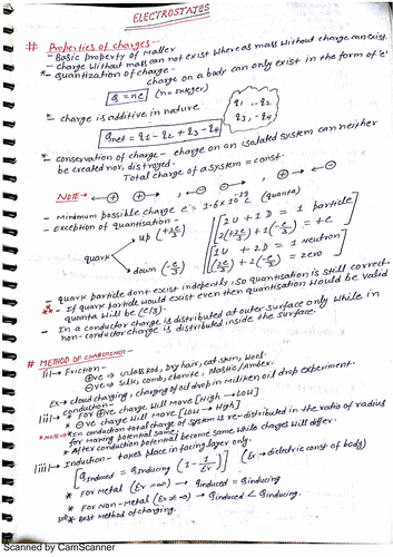 Physics Handwritten notes | Teaching Resources