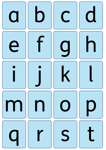 Alphabet Letter Cards | Teaching Resources