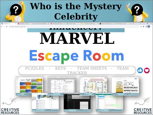 Marvel Escape Room | Teaching Resources