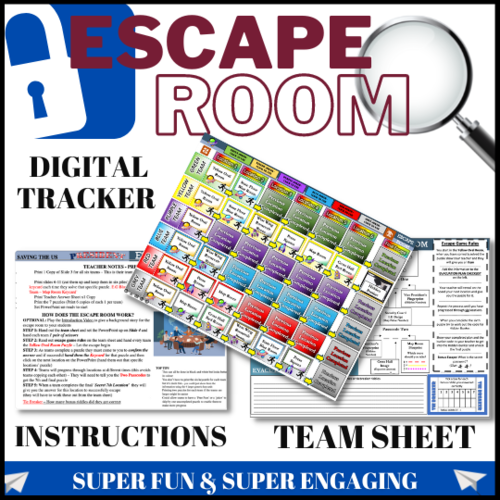 Careers in Entertainment Escape Room | Teaching Resources