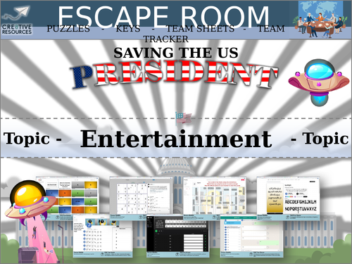 Careers in Entertainment Escape Room | Teaching Resources