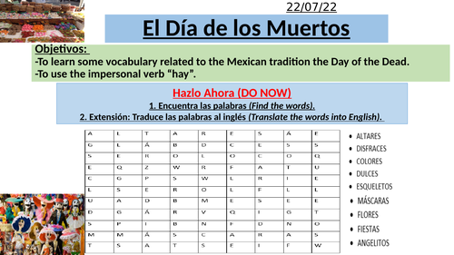 Beginners Spanish El Día de los Muertos | Teaching Resources