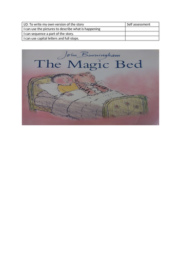 The Magic Bed Week 2 resources | Teaching Resources