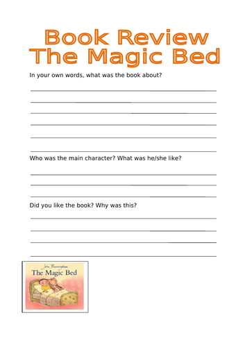 The Magic Bed Week 2 resources | Teaching Resources