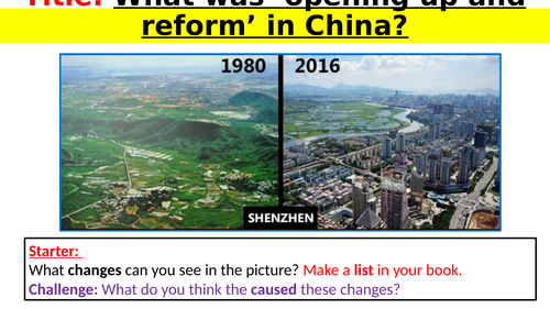 Deng Xiaoping, Tiananmen Square and Opening up and Reform - Full Lesson ...
