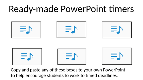 Timers for PowerPoint | Teaching Resources