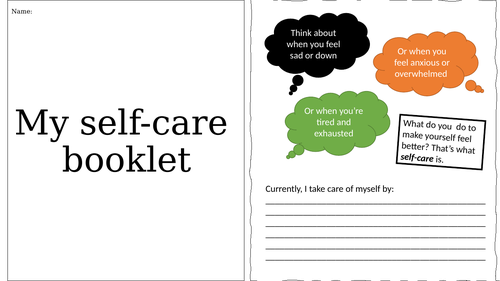 Self Care booklet | Teaching Resources