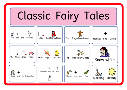 Fairy Tale Word Mat | Teaching Resources