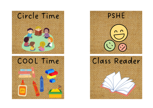 EYFS Visual Timetable Cards | Teaching Resources