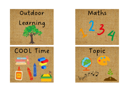 EYFS Visual Timetable Cards | Teaching Resources