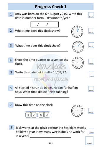 Functional Skills Maths - Entry Level 2 - Time Workbook | Teaching ...