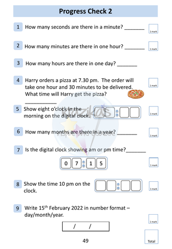 Functional Skills Maths - Entry Level 2 - Time Workbook | Teaching ...