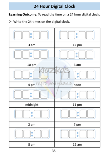 Functional Skills Maths Entry Level 2 Time Workbook Teaching Resources 