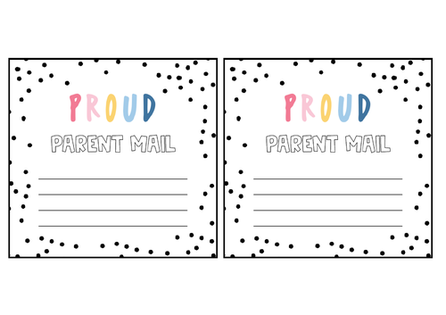 proud parent mail | Teaching Resources