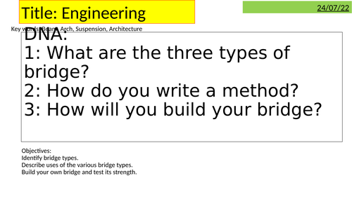 STEM Bridge Building (x4 lessons) | Teaching Resources