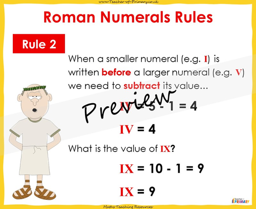 Roman Numerals to 100 - Year 4 | Teaching Resources