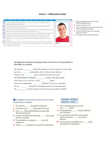 Theme 3 | GCSE Spanish | School Routine | Teaching Resources