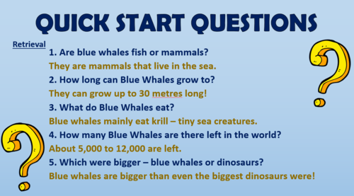 Blue Whales Non-Fiction Text - KS1 Whole Class Reading Session ...