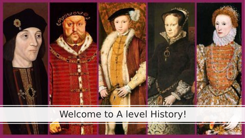 OCR A Level: The Early Tudors (Henry VII, Henry VIII, Edward VI and ...