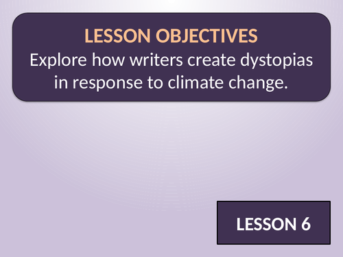 Dystopian Fiction | Teaching Resources