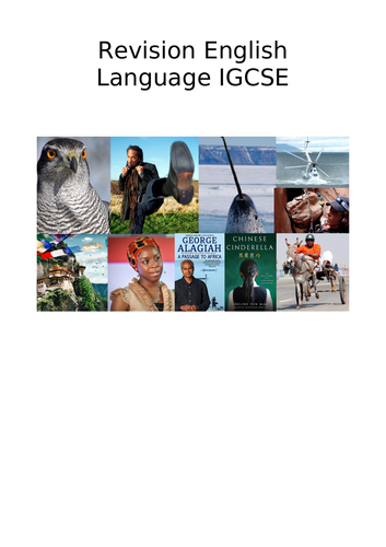 Edexcel IGCSE Language Revision Tasks approx 6 hours | Teaching Resources