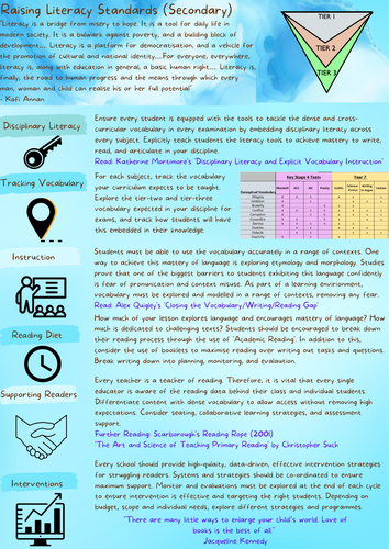 Raising Literacy Standards Guide | Teaching Resources