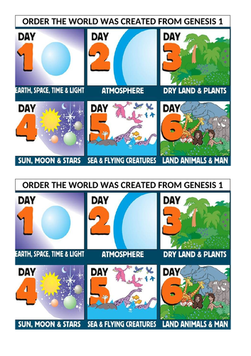 CREATION OF THE WORLD | Teaching Resources