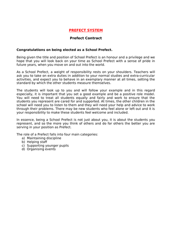 Prefect System Bundle Pack | Teaching Resources