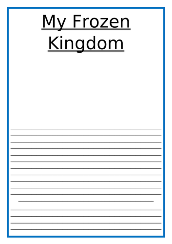 'Winter Wonderland' Descriptive Writing | Teaching Resources