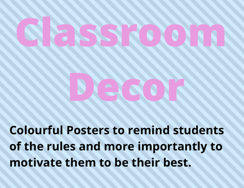 Classroom Decor / Back to School / Posters | Teaching Resources