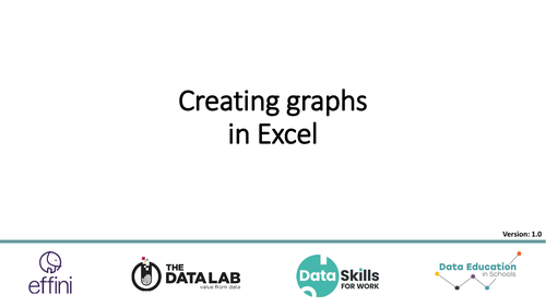 Data Science - Creating graphs in Excel | Teaching Resources