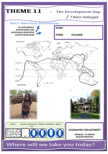 GEOG KS3 - THEME 11 - THE DEVELOPMENT GAP - GLOBAL DEVELOPMENT TRENDS ...